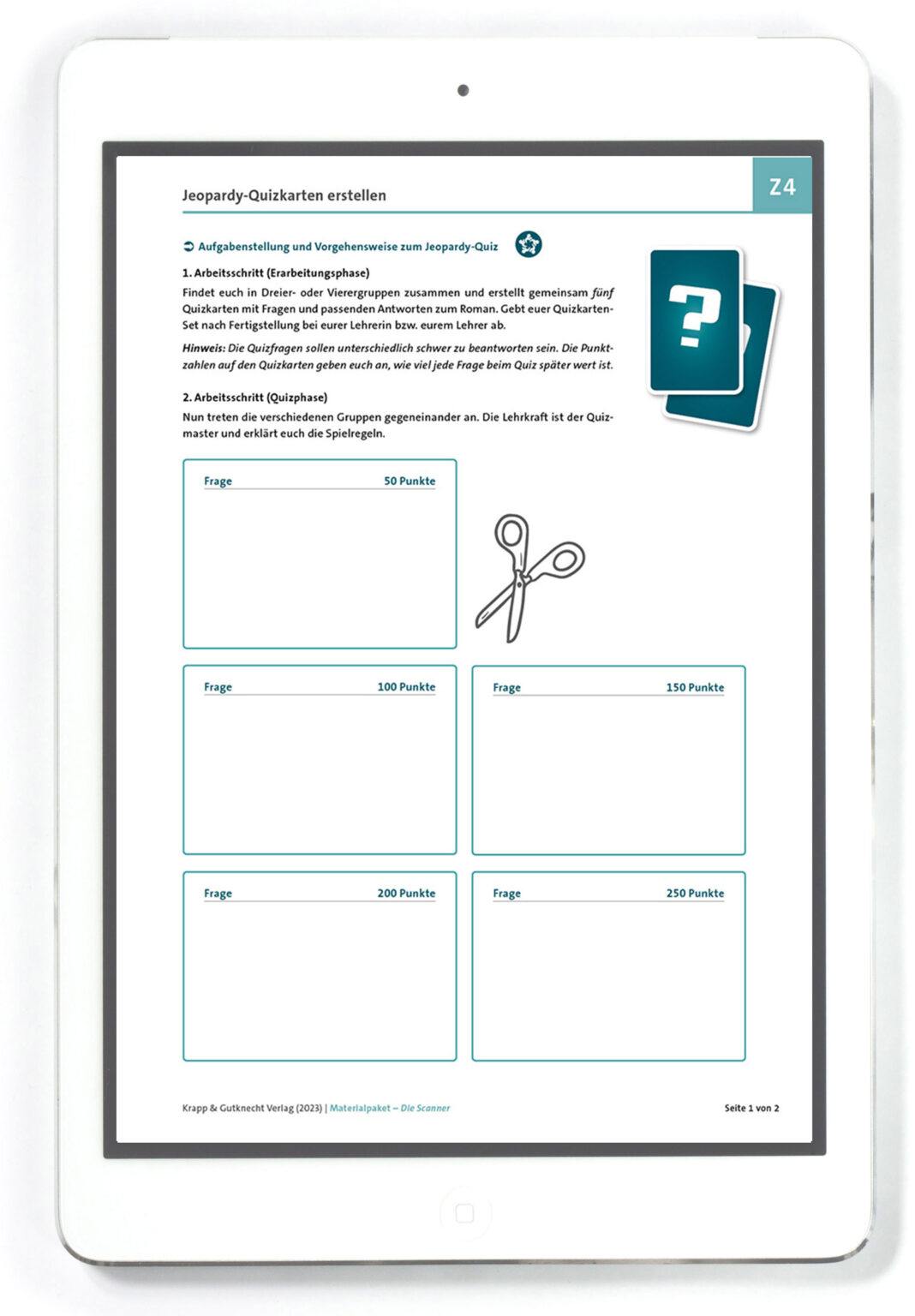 Die Scanner – Materialpaket – Download – Krapp & Gutknecht