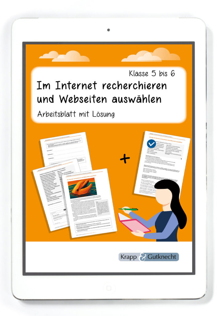 Im Internet recherchieren und Webseiten auswählen – Klasse 5 und 6 ...